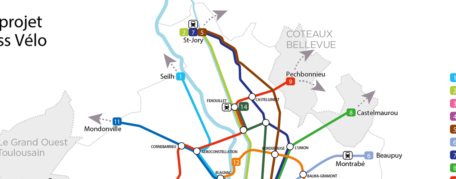 Réseau Express Vélo | Tisséo Collectivités